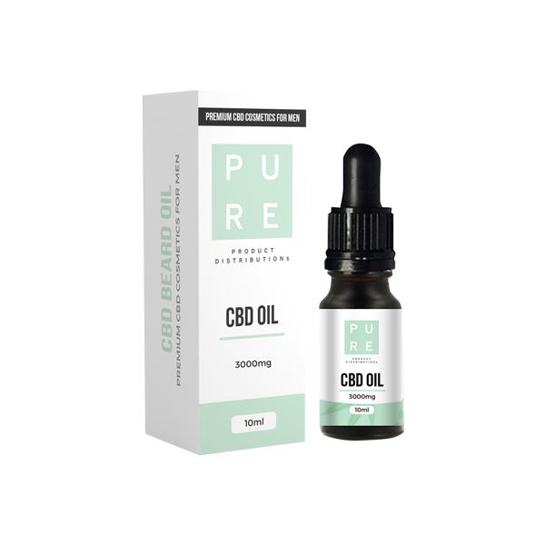 Pure 3000mg CBD Beard Oil - 10ml Pure 3000mg CBD Beard Oil - 10ml