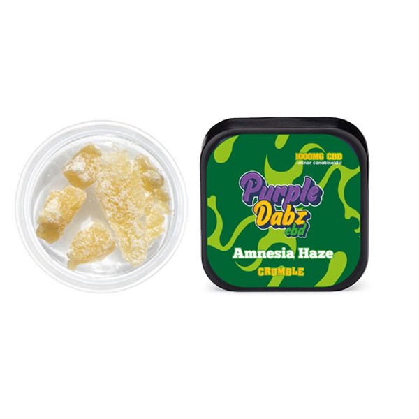 Purple Dabz by Purple Dank 1000mg CBD Crumble - Amnesia Haze (BUY 1 GE